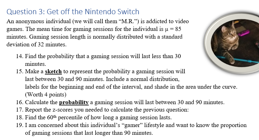 Solved Question 3: Get off the Nintendo Switch An anonymous | Chegg.com