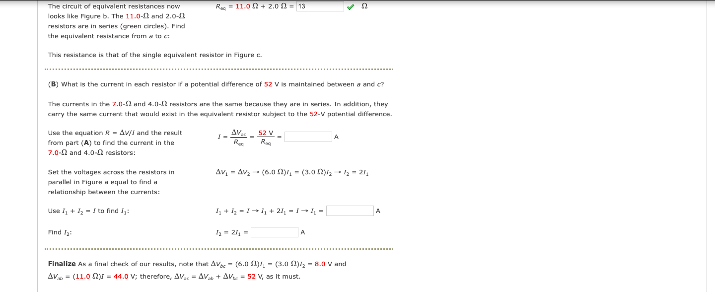 Solved Four resistors are connected as shown in Figure a. | Chegg.com