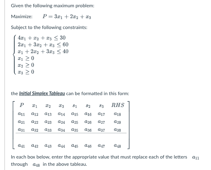 Solved Given the following maximum problem: Maximize: | Chegg.com