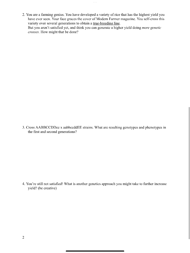 Solved This exercise uses the “green revolution” to explore | Chegg.com