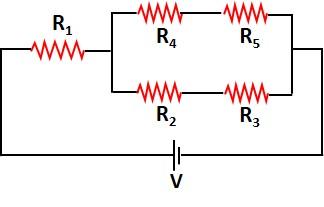 Solved five resistors r1=7ohms, r2=6ohms, r3=16ohms, | Chegg.com