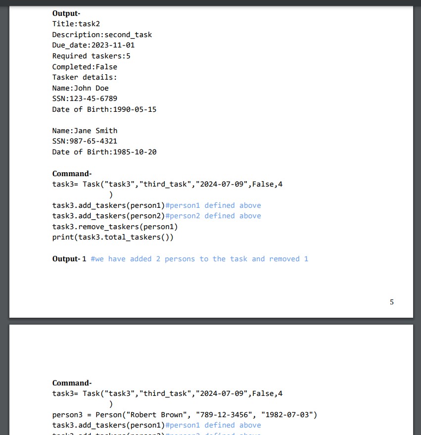 Solved Code Template class Person: \#initialize the | Chegg.com