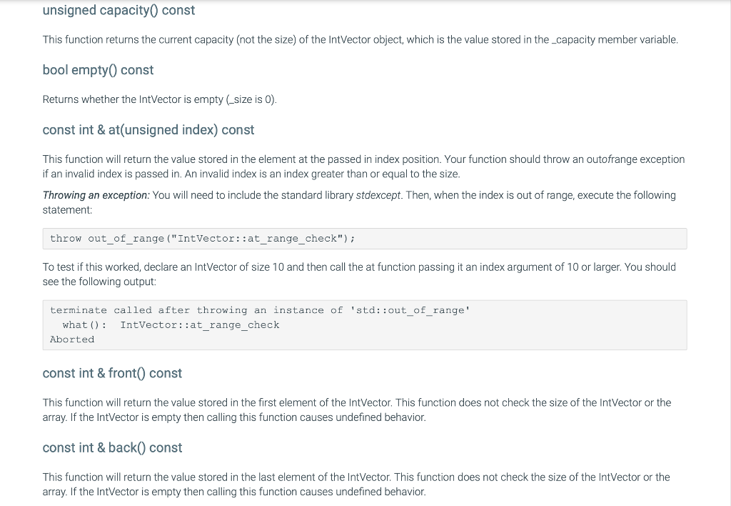 Solved 6.8 LAB 6: IntVector intro This lab will be available | Chegg.com