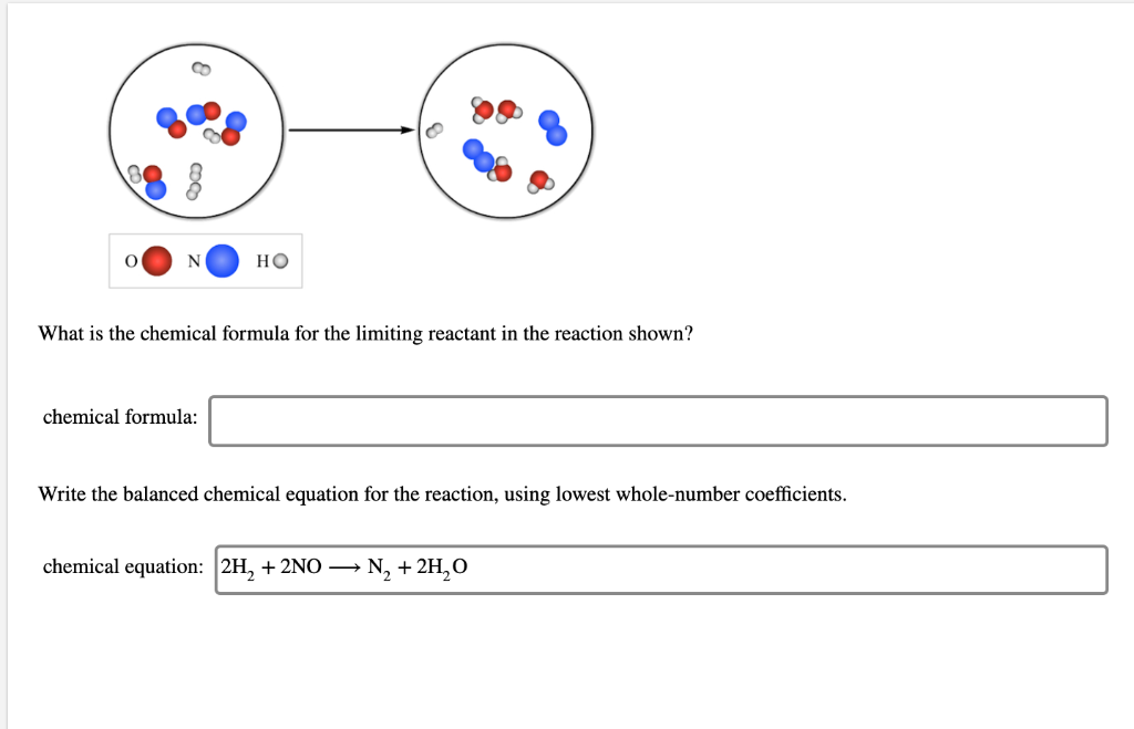 Solved но What is the chemical formula for the limiting | Chegg.com