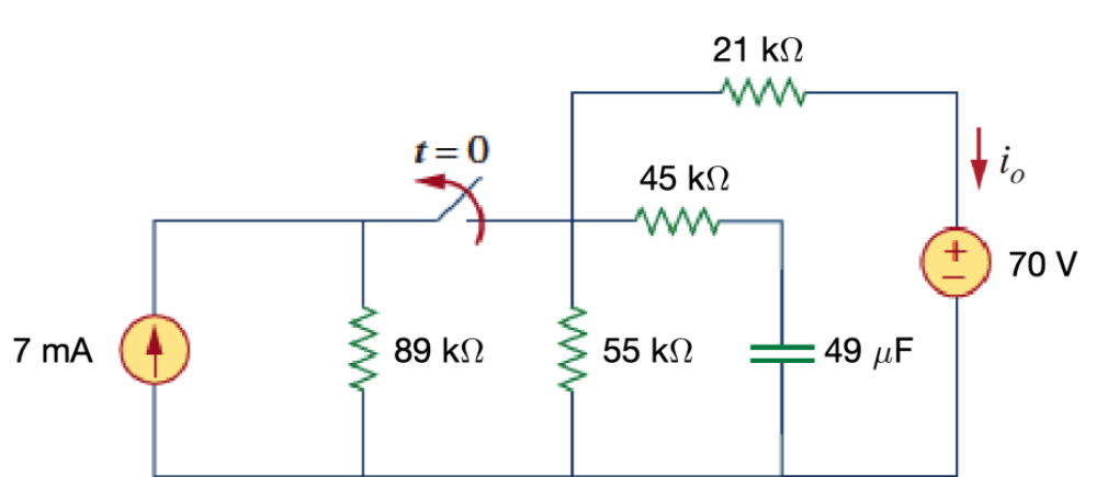 Solved For the circuit shown above, find the source current | Chegg.com
