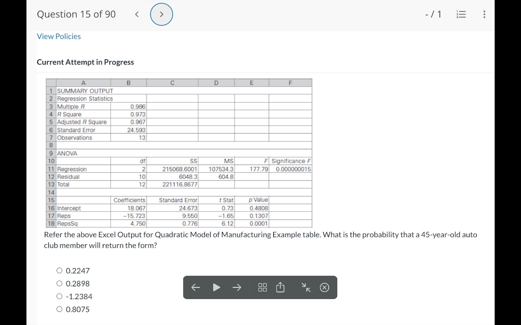 Current Attempt in Progress Refer the above Excel | Chegg.com