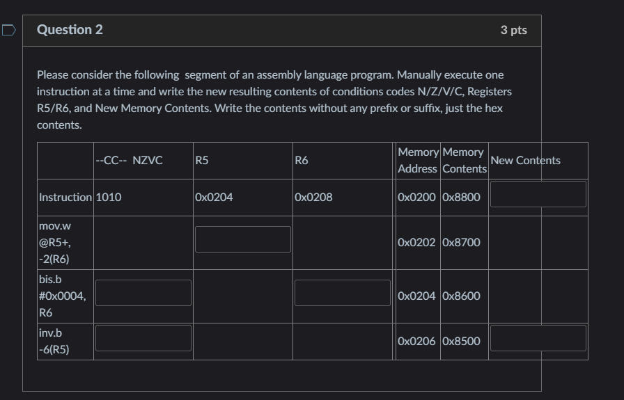 Solved Question 2 Please consider the following segment of | Chegg.com