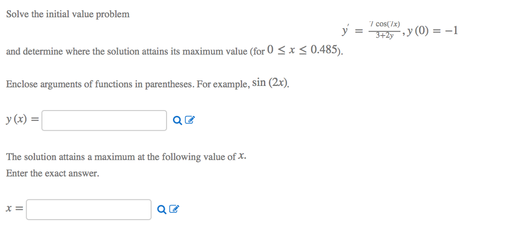 Solved Consider the initial value problem 4 Find the value | Chegg.com
