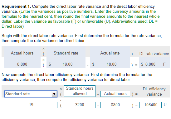 Solved Now compute the direct labor efficiency variance. | Chegg.com