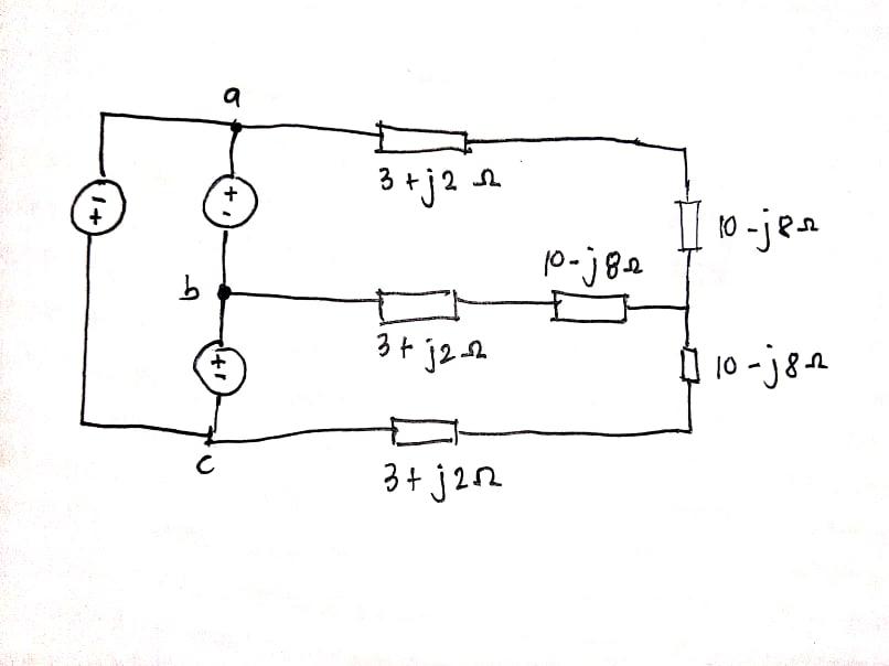 Solved In the balanced three-phase Y- delta system shown, | Chegg.com