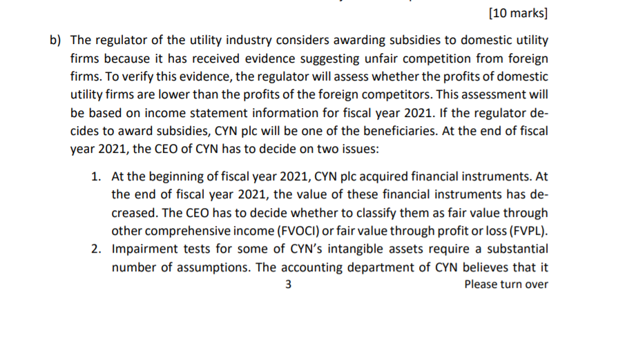 a) The following is an extract from the income | Chegg.com