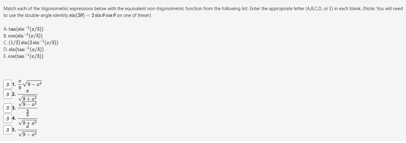 Solved to use the double-angle identity sin(2θ)=2sinθcosθ on | Chegg.com