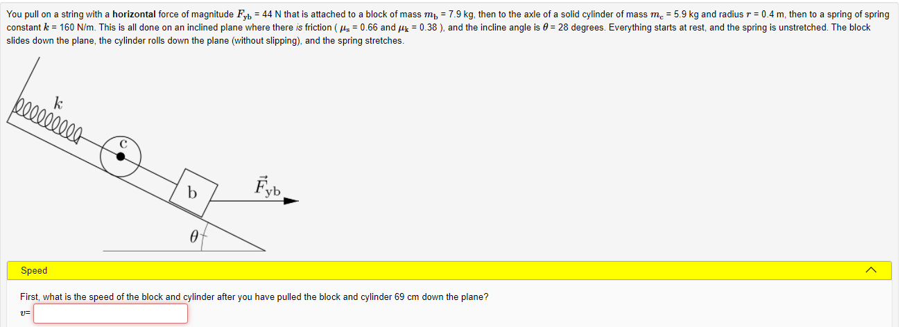 Solved You pull on a string with a horizontal force of | Chegg.com