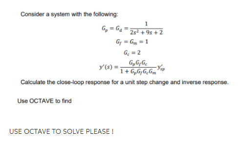 Solved Consider a system with the following: | Chegg.com