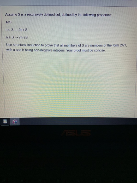 Solved Assume S is a recursively defined set, defined by the | Chegg.com Solved Assume S is a recursively defined set, defined by the | Chegg.com