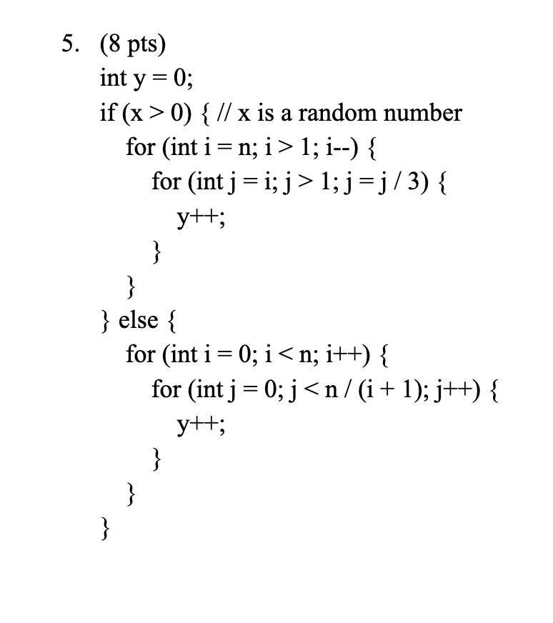 Solved P2. Provide a tight Big-O notation and explain for | Chegg.com