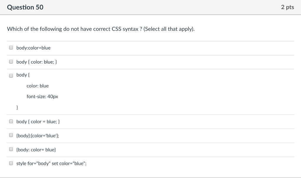 Solved Question 47 2 pts What does the CSS :hover | Chegg.com