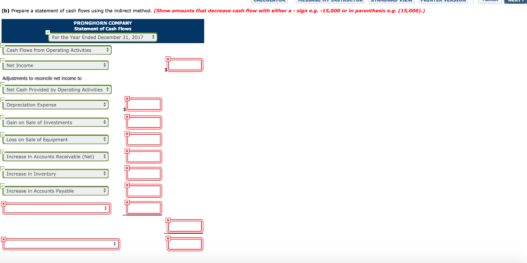 Solved BACK CALCULATOR MESSAGE MY INSTRUCTOR STANDARD VIEW | Chegg.com