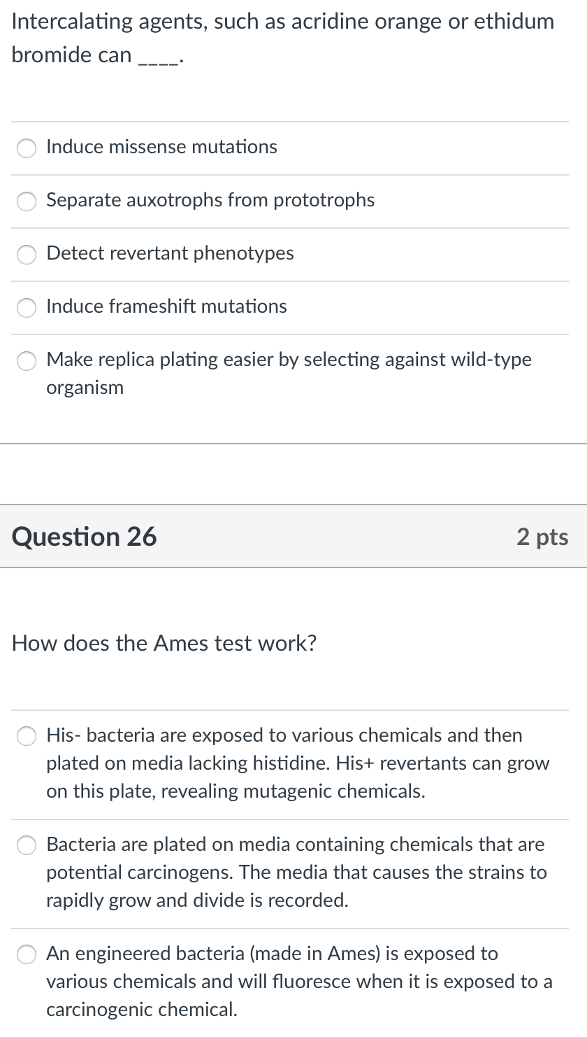 Solved Intercalating agents, such as acridine orange or | Chegg.com