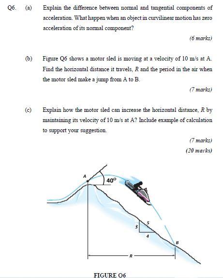Solved Q6 (a) Explain the difference between normal and | Chegg.com
