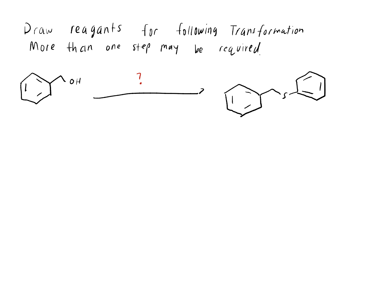 Solved Draw reagants for following Transformation More than | Chegg.com