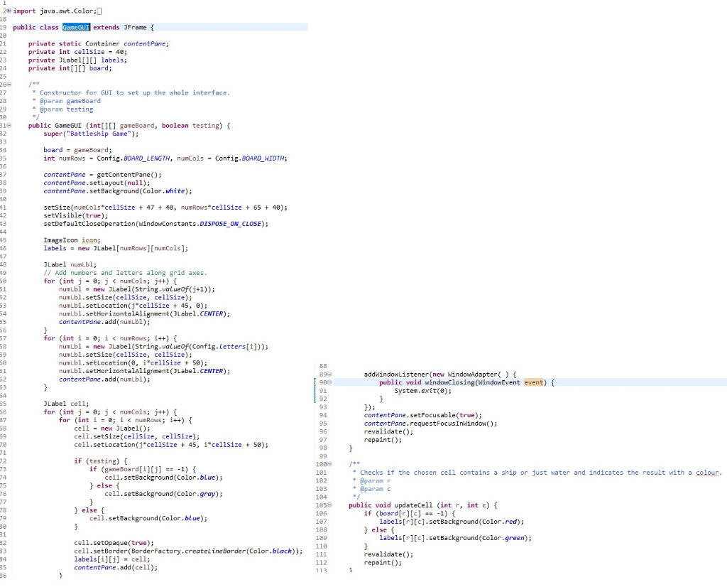 Solved How would this shootTarget method in Game.java | Chegg.com