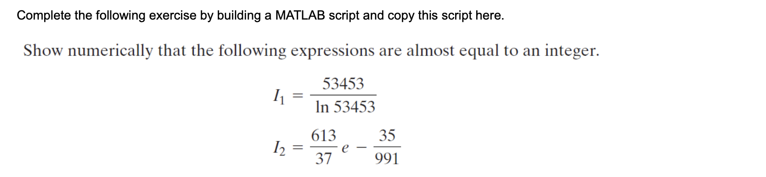 Solved Complete the following exercise by building a MATLAB | Chegg.com