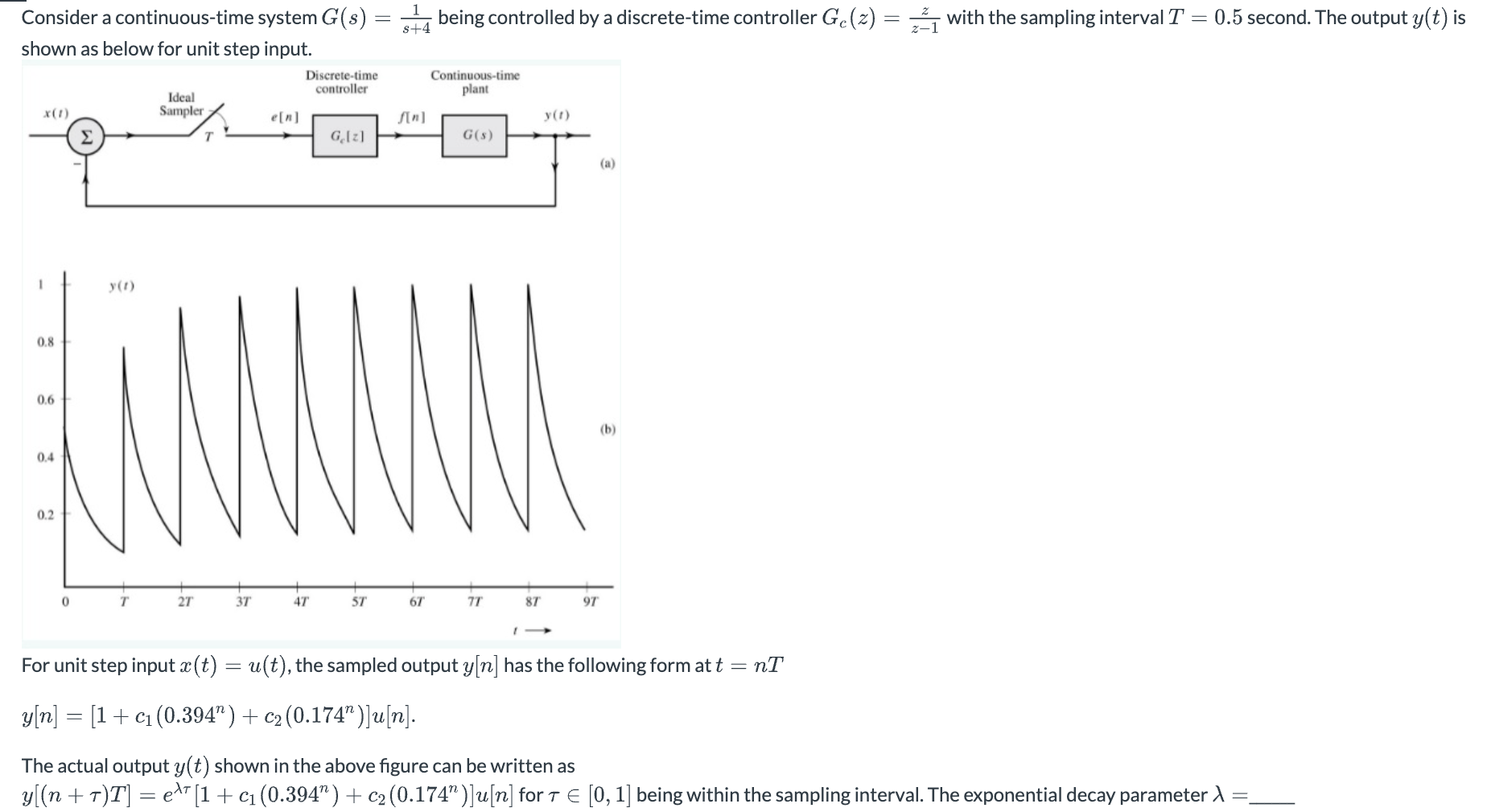 Solved Consider A Continuous Time System G S S 41 Being