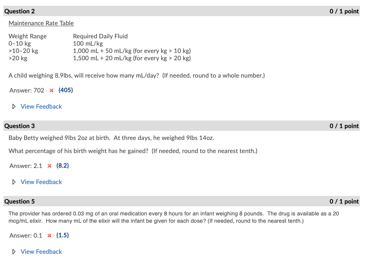 Solved Question 2 0 / 1 point Maintenance Rate Table Weight | Chegg.com