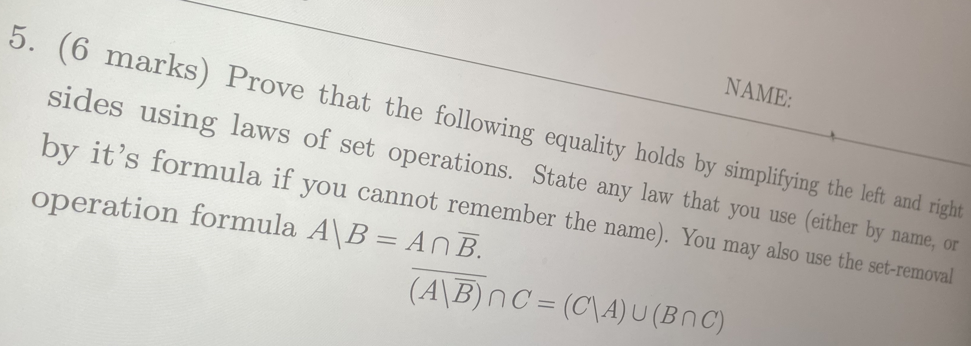 Solved Prove that the following equality holds by | Chegg.com