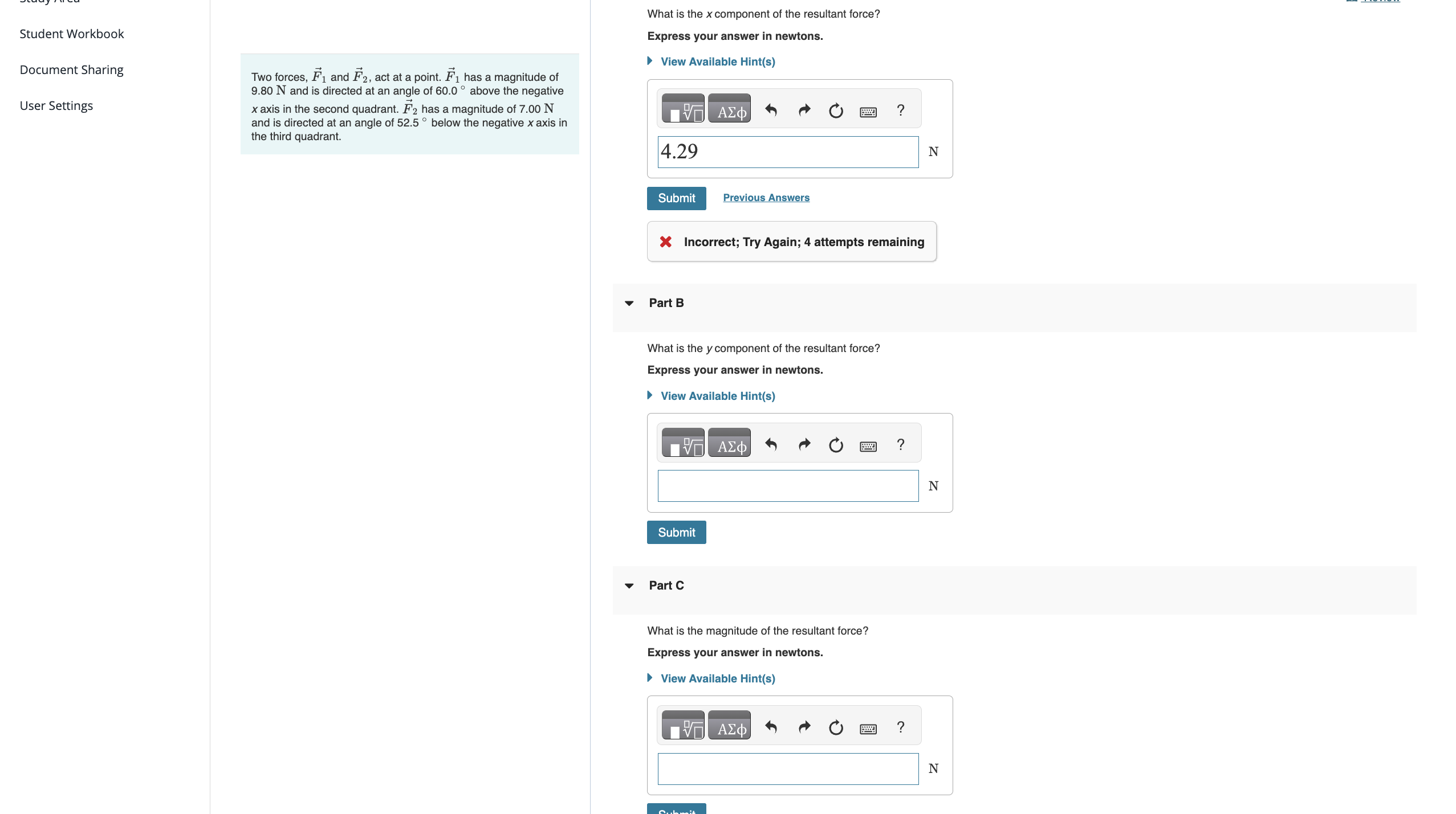 Solved Student Workbook Document Sharing User Settings What | Chegg.com