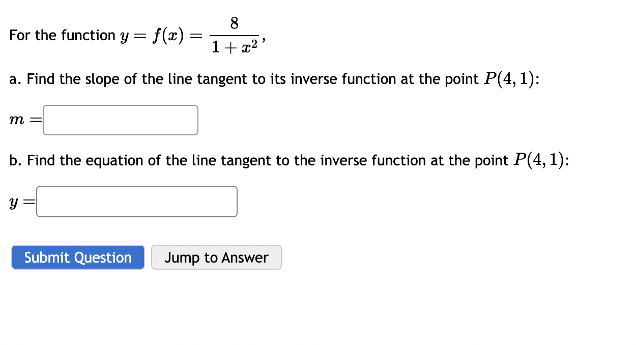 Solved For the function y=f(x)=1+x28 a. Find the slope of | Chegg.com