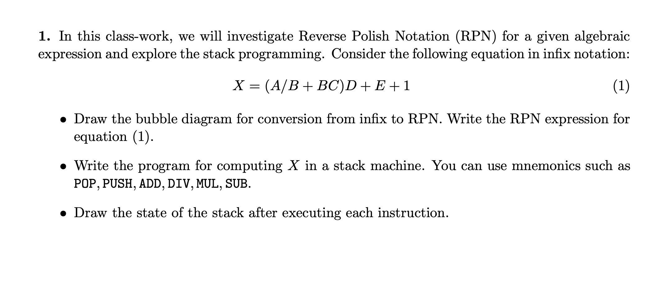 Solved In this class-work, we will investigate Reverse | Chegg.com