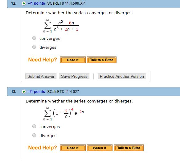 Solved 12. ÷ ー/1 points SCalcET8 11.4.509-XP. Determine | Chegg.com