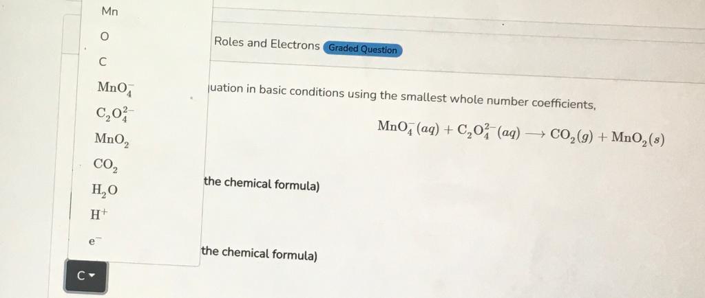Solved 21) Oxidation-Reduction Roles and Electrons Balance | Chegg.com