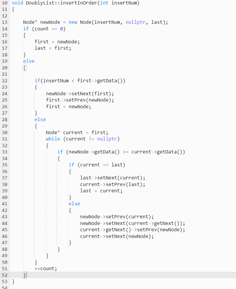 Solved I try to get EXPECTED OUTPUT as with insertInOrder | Chegg.com