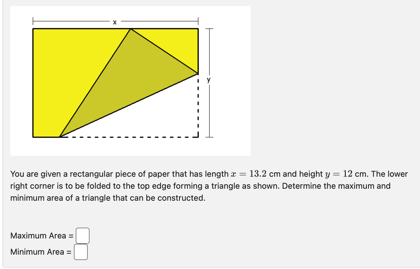 Solved You Are Given A Rectangular Piece Of Paper That Has 4889