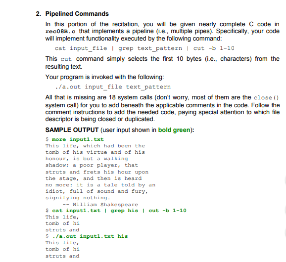 Solved This is the code (.c) referenced above to | Chegg.com