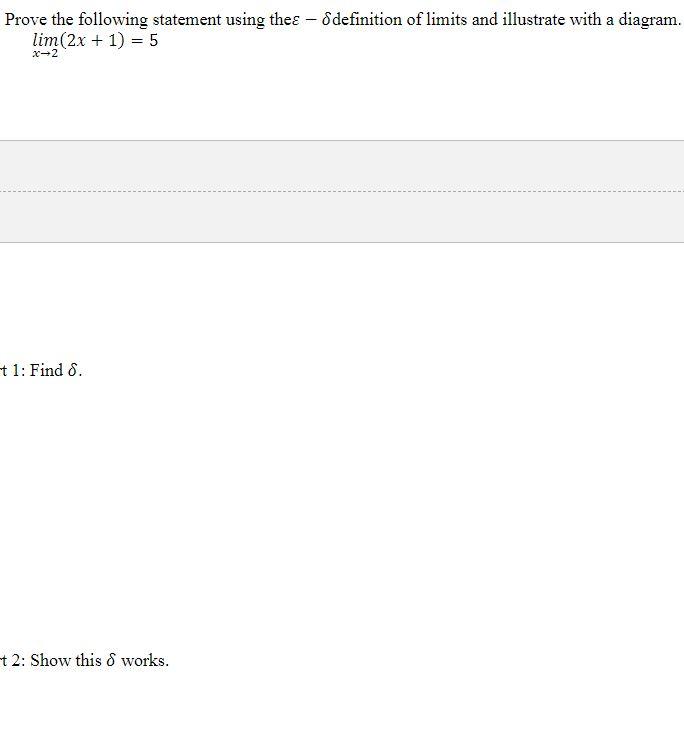 Solved Prove the following statement using the ε−δ | Chegg.com