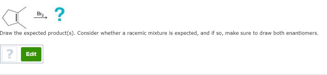 Solved Draw the expected product(s). Consider whether a | Chegg.com