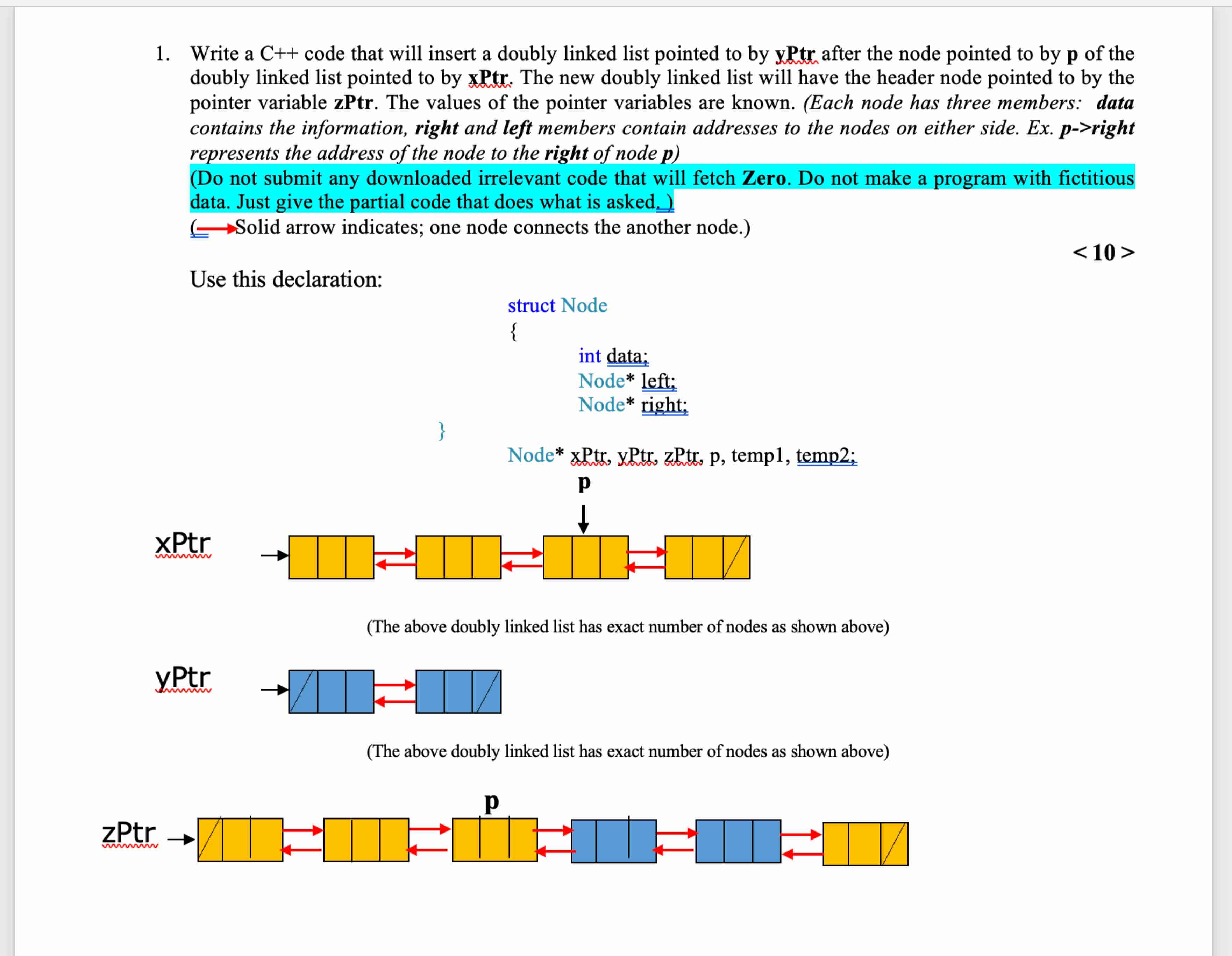 Solved 1. ﻿Write a \( \mathrm{C}++ \) ﻿code that will insert | Chegg.com