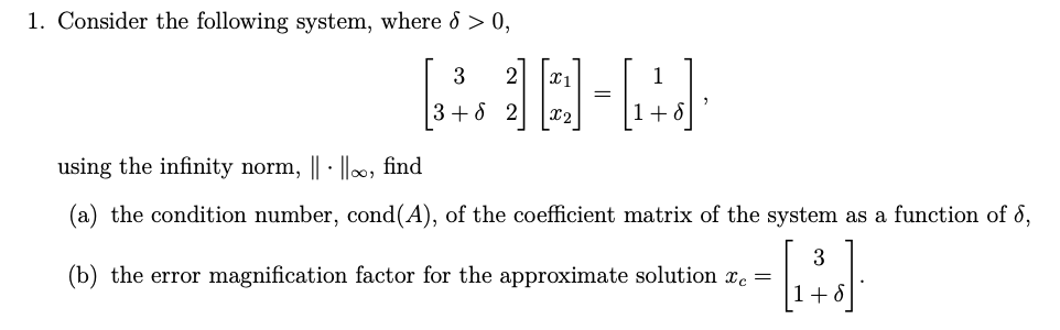 Solved 1. Consider the following system, where 8 >0, 3 2 :) | Chegg.com