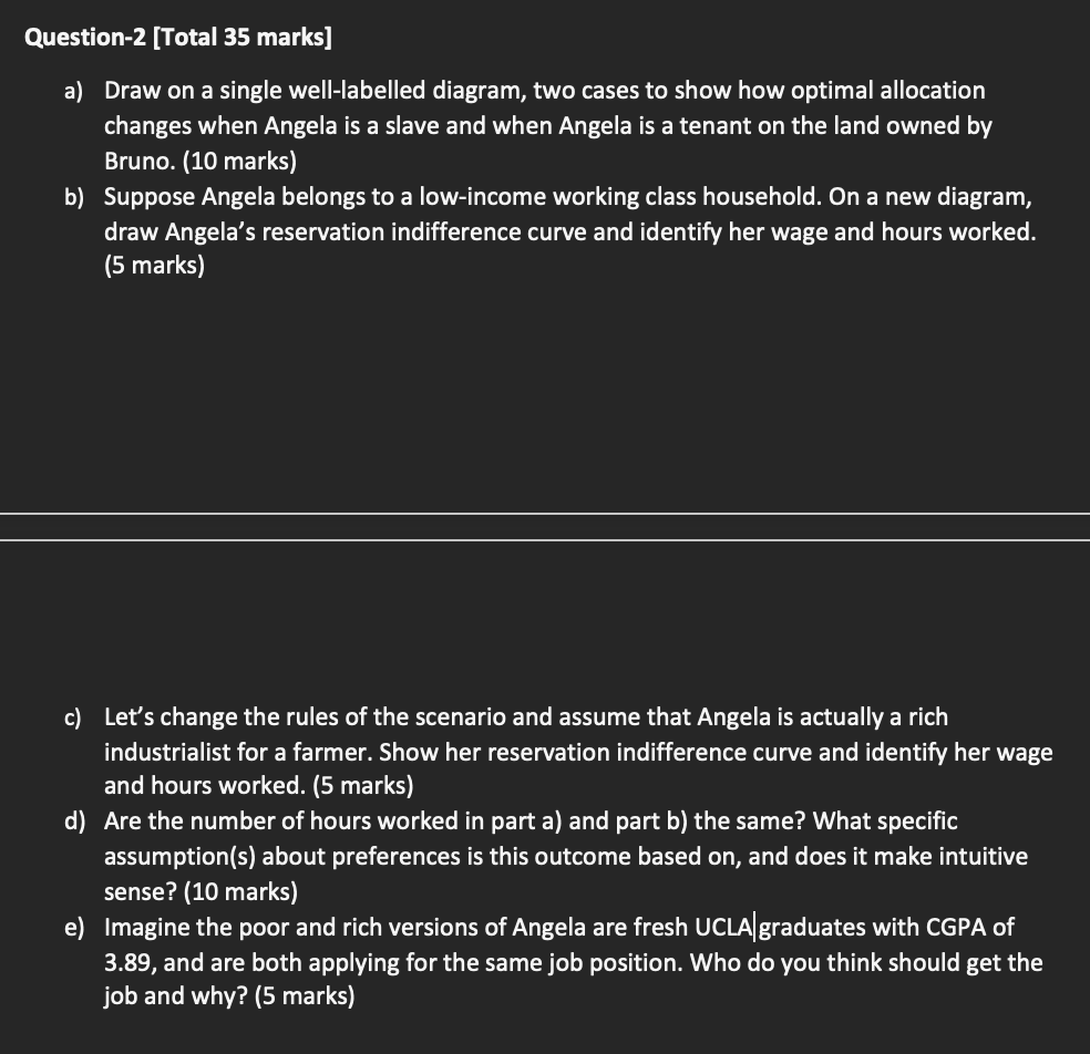 Solved Please ANSWER ONLY PARTS A, B, D and E. Explain in | Chegg.com