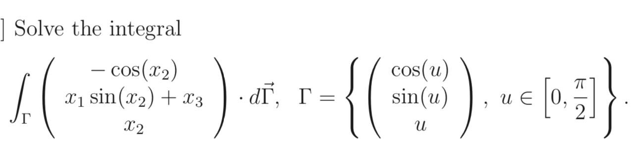 Solved Solve the integral | Chegg.com