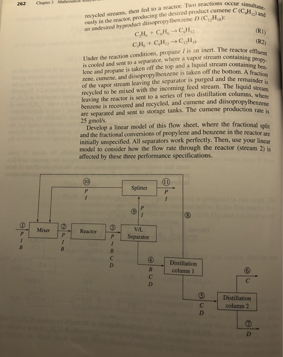 P3.51 Refer to the block flow diagram. A 95 mol% | Chegg.com