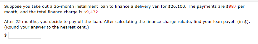 Solved Suppose you take out a 36-month installment loan to | Chegg.com