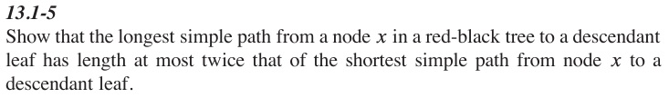 Solved 13.1-5 ﻿Show that the longest simple path from a node | Chegg.com