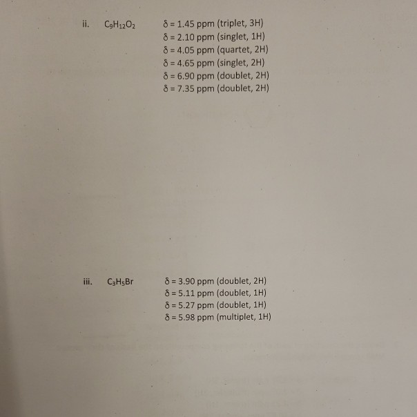 Solved Deduce the structure of each of the following | Chegg.com