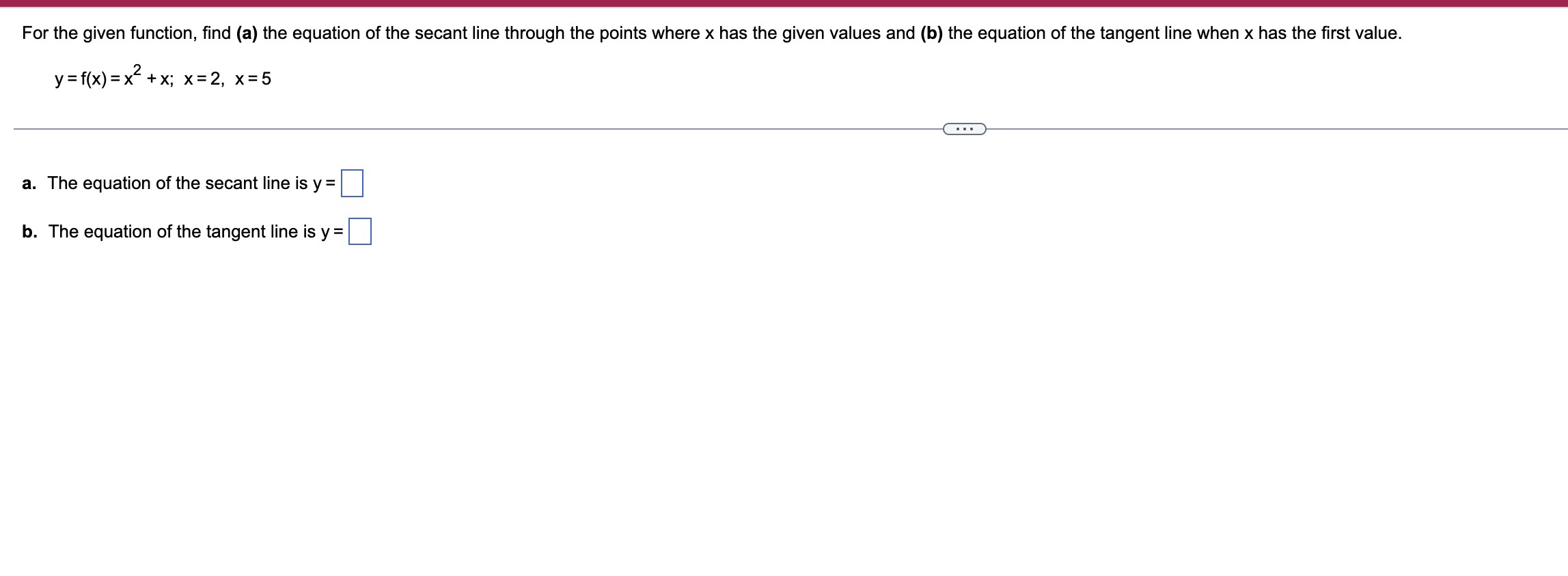 Solved For the given function, find (a) ﻿the equation of the | Chegg.com