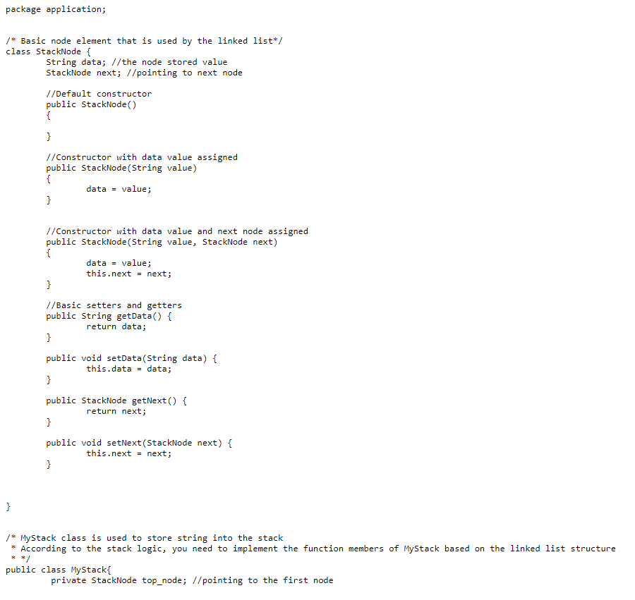 You should start programming from the “MyQueue.java” | Chegg.com